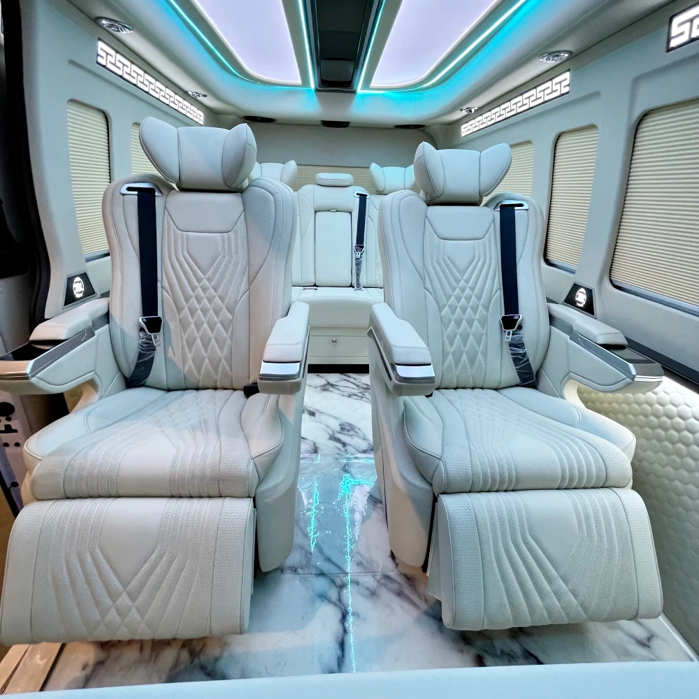 Hot Selling Vip Luxury Car Seats Hiace Chrome Accessories Toyota Hiace ...