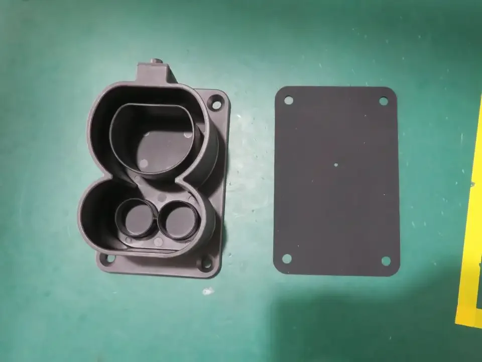 Electric Vehicle Charging Station Ccs2 Dummy Socket Combo Ccs Type2 Ev Charging Plug Holder