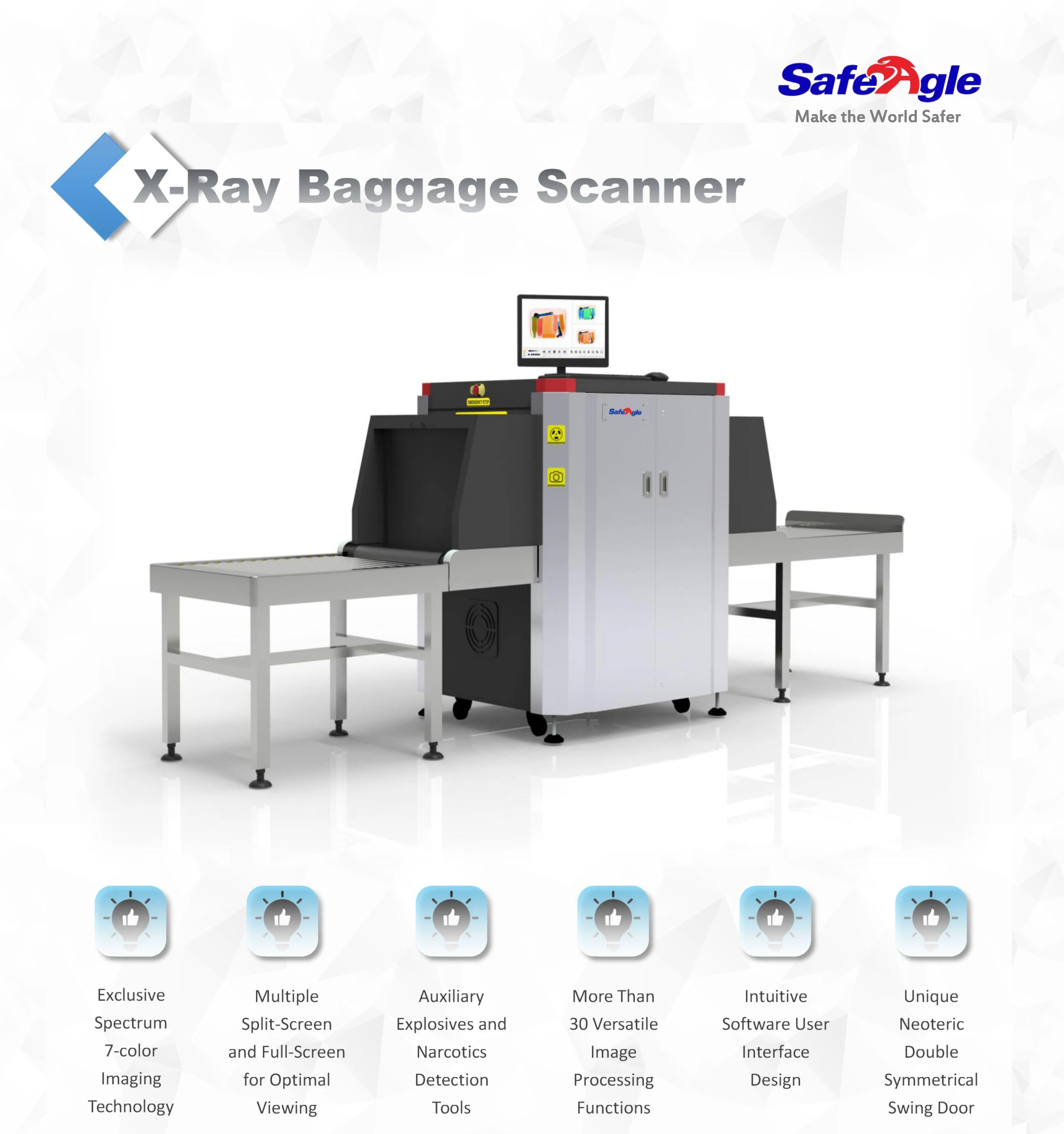 Safeagle AI Detection System - Advanced X Ray Baggage Scanners