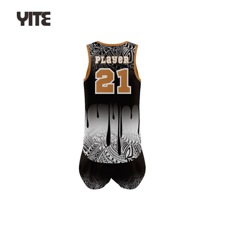 Custom Maori Design Rugby League Vests - Sublimated Printing