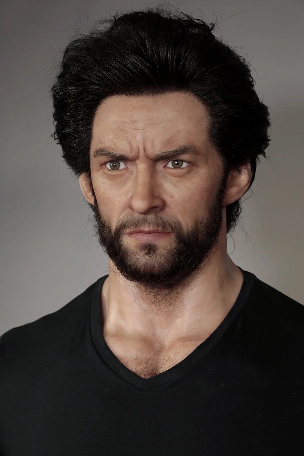 Hyper Realistic Custom Life Size Silicone Wolverine Statue