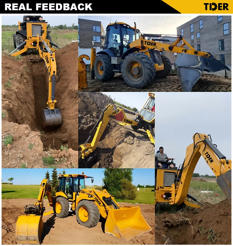 2023 Tder New Backhoe Loader Zt388h 2500 3000kg 2.5ton 3 Ton Backhoe ...