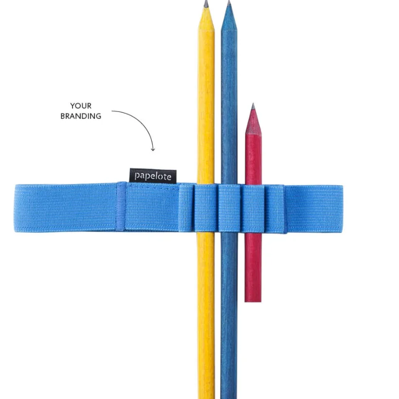 Custom Elastic Band Pen Holder & Pencil Pouch for A5/A6 Notebooks ...
