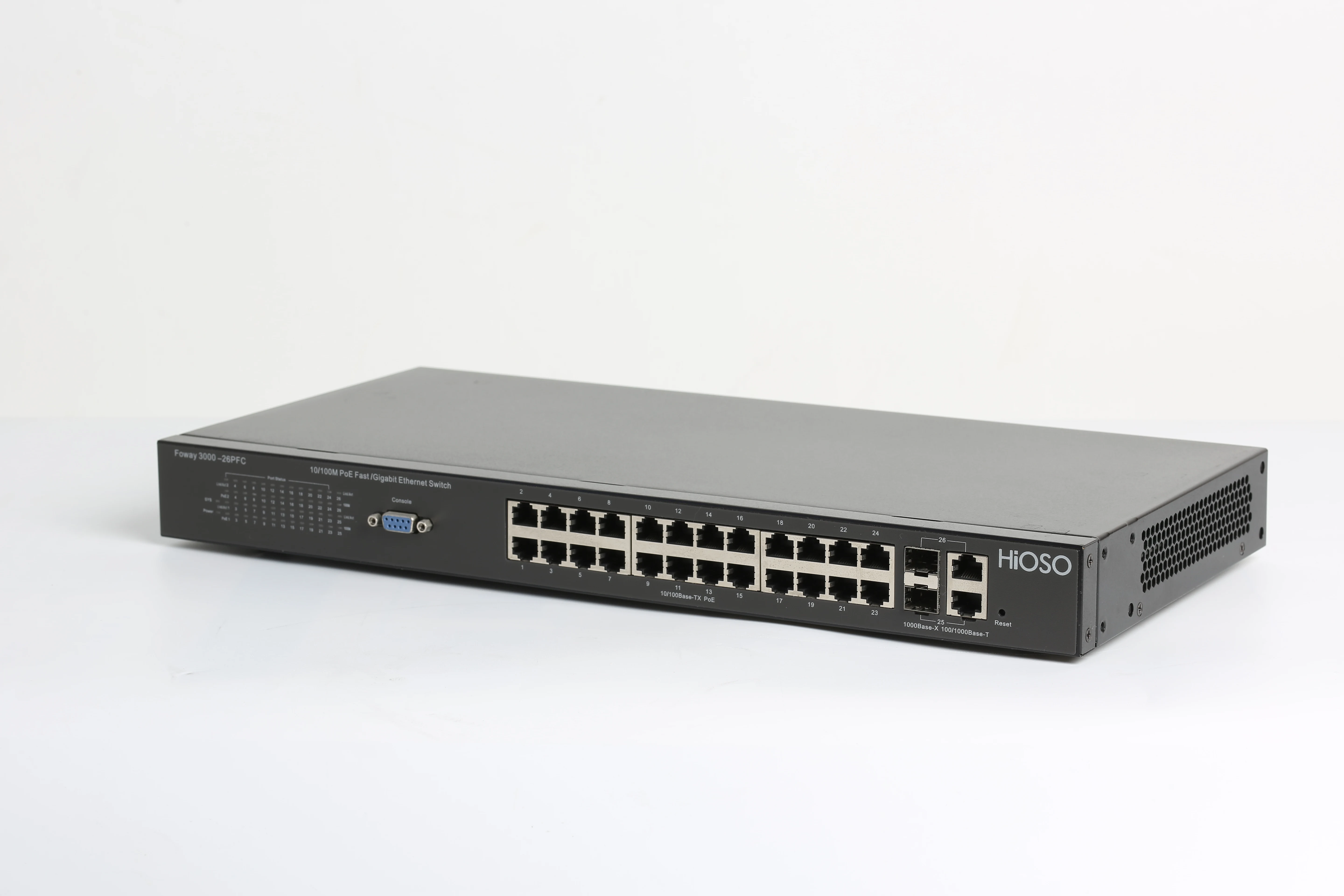 24-port 10/100m Fiber Network Switch With 2 Gigabit Ports - Oem