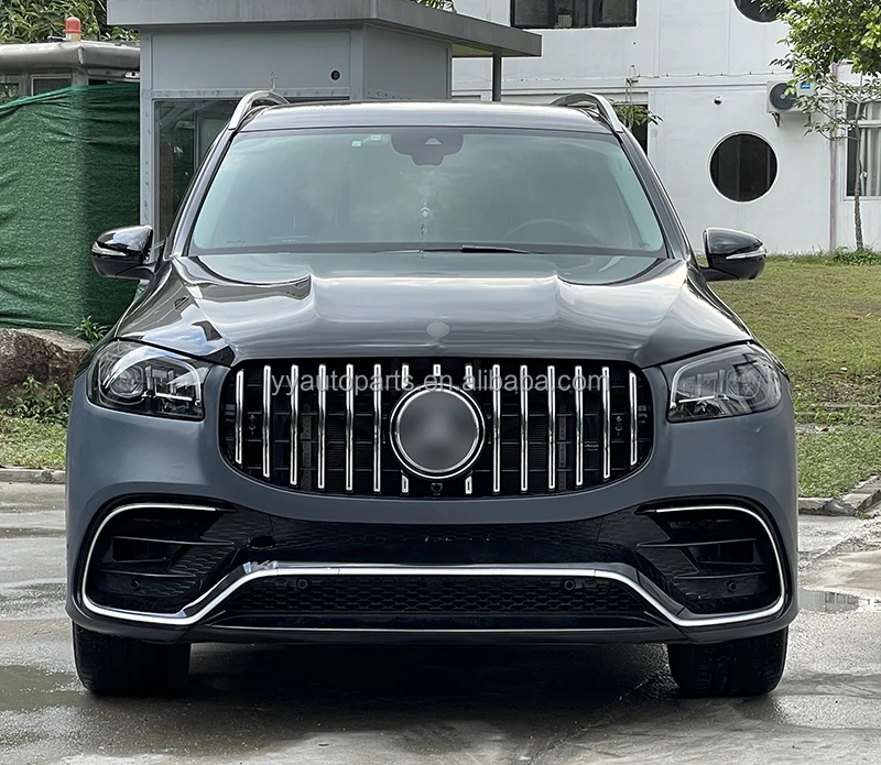 Car Retrofit Body Kit Gls-class Gls63 Style Front Bumper Look For Gls ...