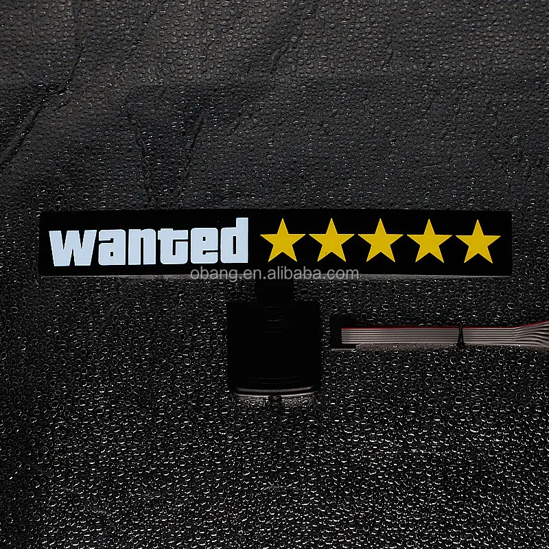 Custom Led Light Up Sticker Electronic Luminous El Car Sticker Glow In ...