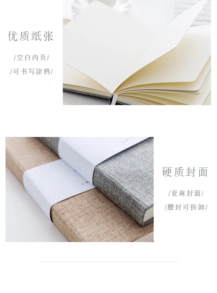 Cute Classic Office School Student Hardcover Sublimation Blanks Journal ...