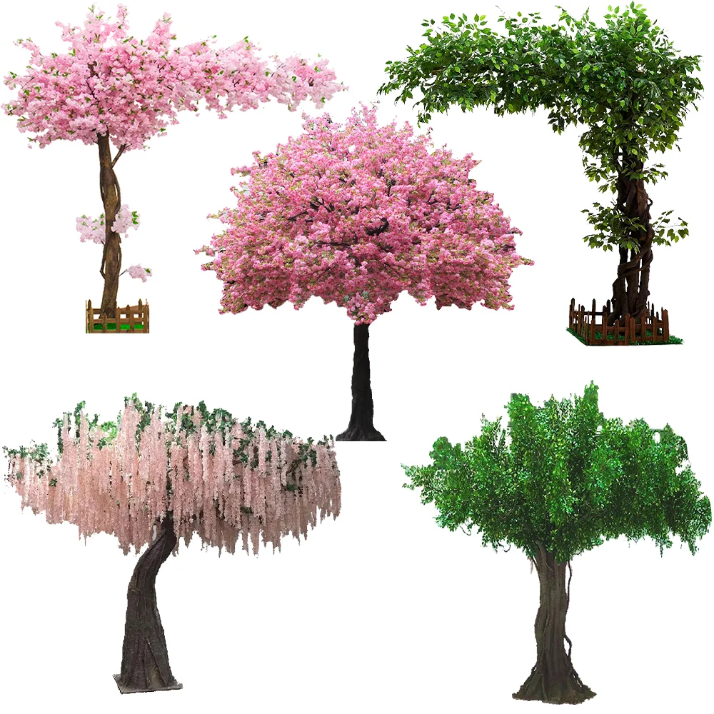 UV Proof Garden Tropical Plants - Durable Artificial Trees