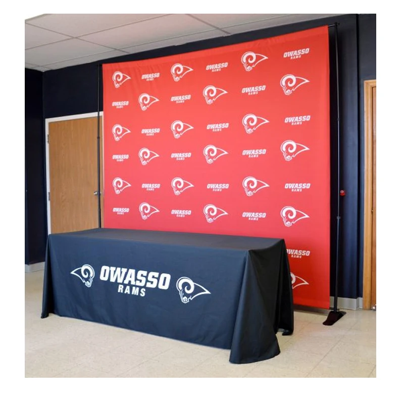 Custom Backdrop Step And Repeat Banner For Trade Show Exhibition ...