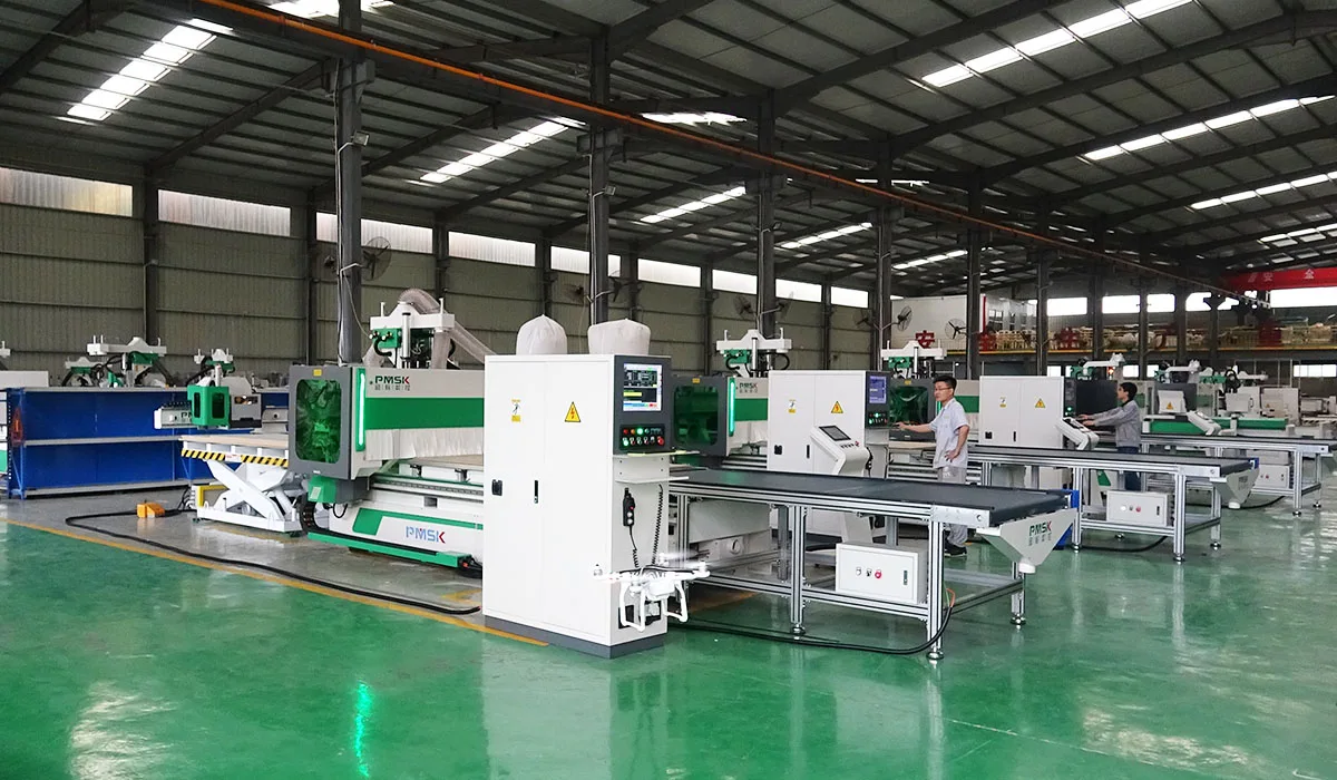 Automatic Label Automatic Loading and Unloading Atc Cnc Router Nesting Cnc Carving 1325 Machine ...