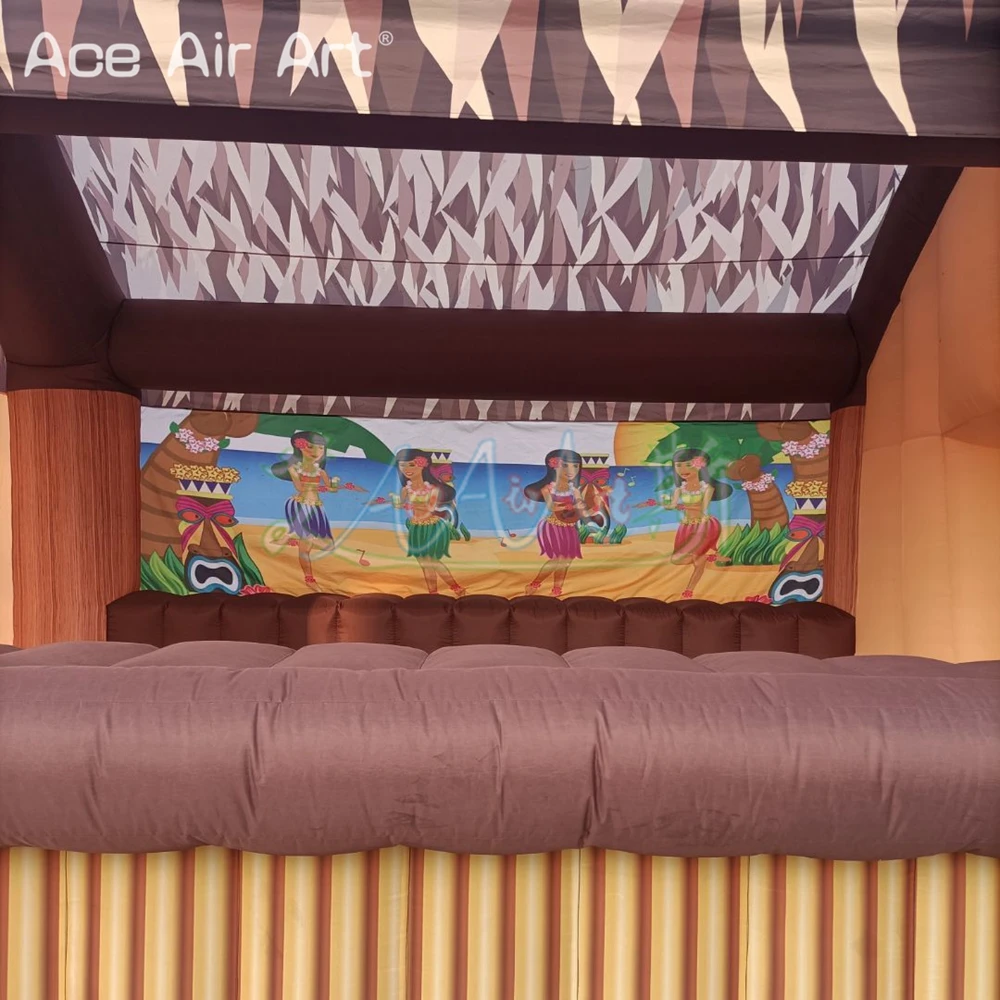 Portable Tiki Hut Bar - Perfect for Beach Parties & Events