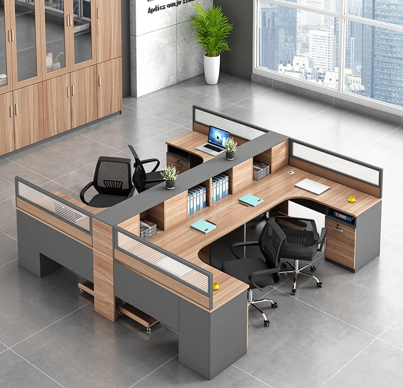 Modern Commercial Office Furniture Set Office Table Modular Cubicle ...