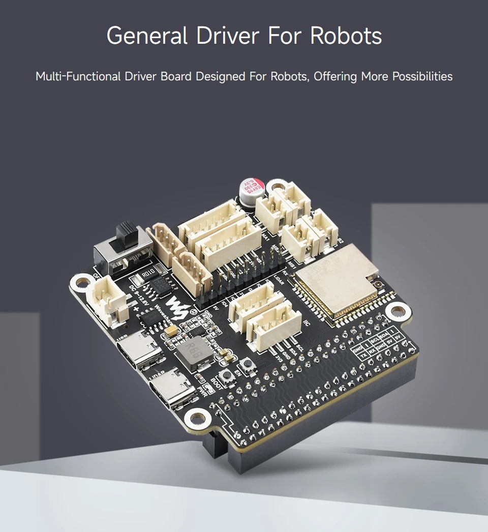 General Driver Board For Robots,Based On Esp32,Multi-functional,Supports Wifi,Bluetooth And Esp ...
