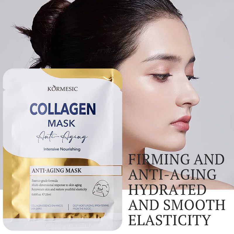 KORMESIC Whitening Sheet Collagen Facial Mask - Deep Moisturizing ...