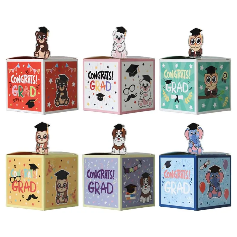 Graduation Party Decoration Paper Boxes - JUMI Gifts