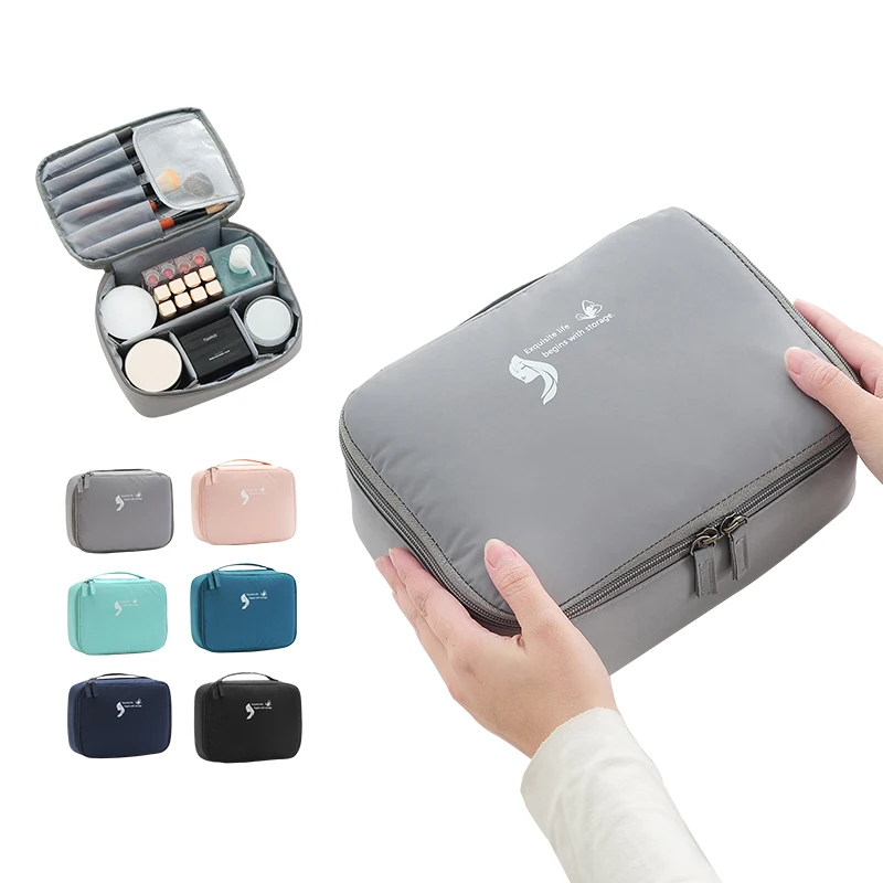 Supply Custom Logo Portable Travel Makeup Cosmetic Bag Organizer ...
