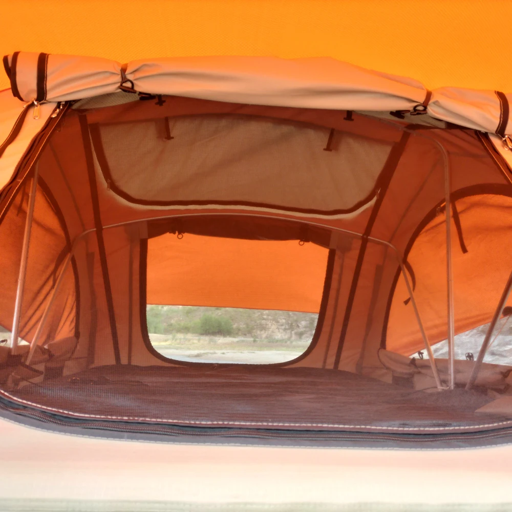 Inflatable Waterproof Roof Camper Van Tent For Family Camping Polyester ...