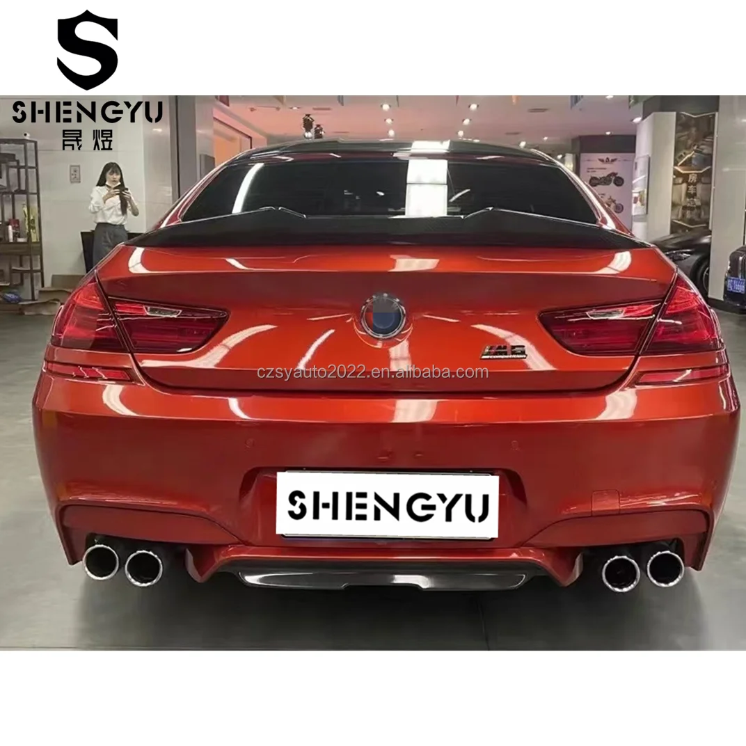 Car Bumpers Contain Rear Lip Exhaust Pipe Side Skirt for BMW 6 Series ...