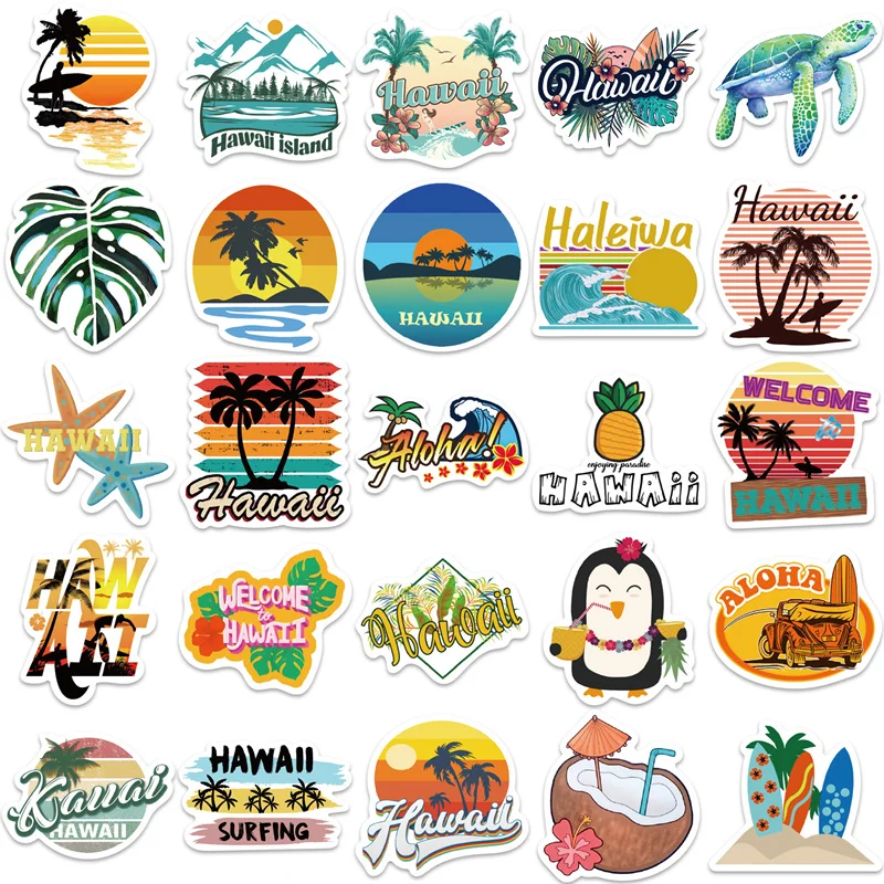 Beach Stickers Aesthetic