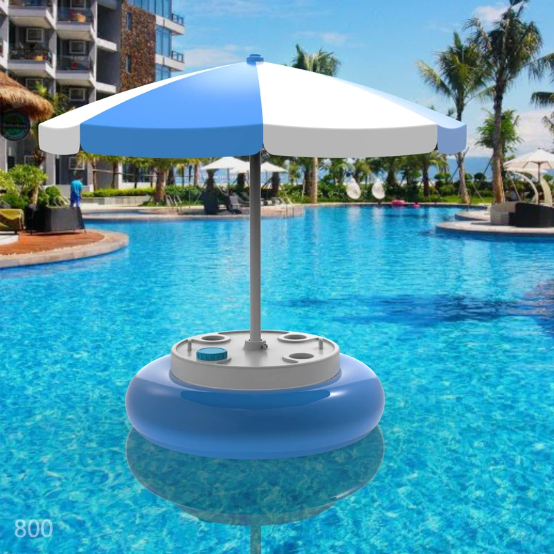 Outdoor Luxury Swimming Pool Floating Ice Bucket in Water Flating Bar ...