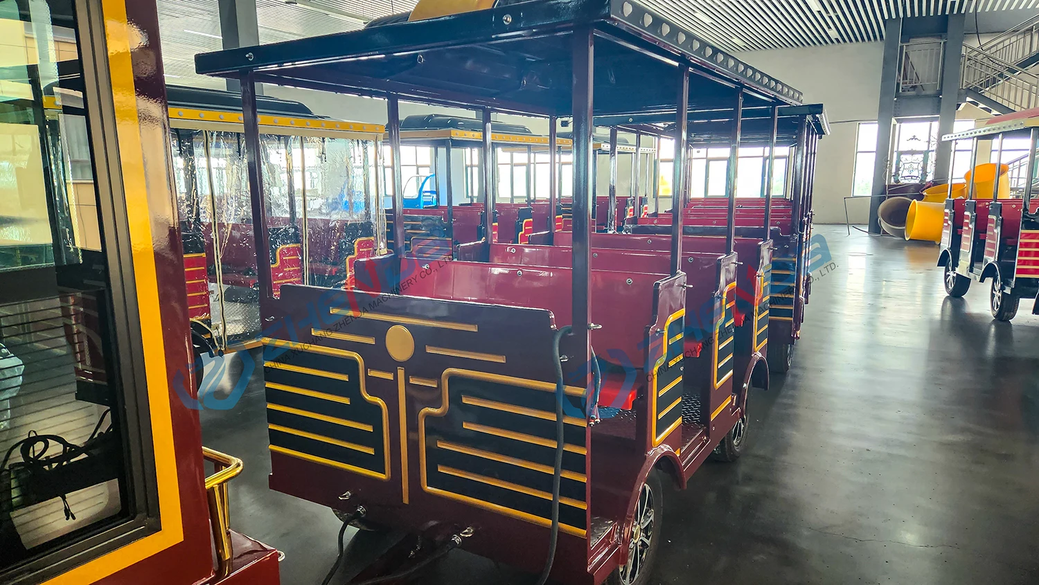 ZD Train - Electric Trackless Amusement Park Train for Sale