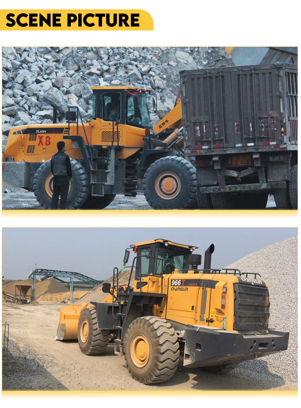 Changlin Heavy Machinery Front-end Wheel Loader New Diesel Powered ...