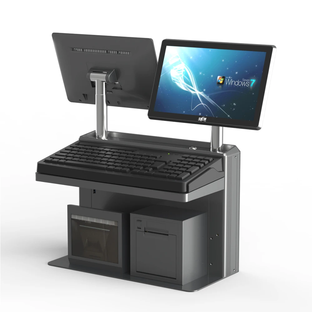 Cashier Lane Point of Sale POS System Payment Terminal Till Machine ...