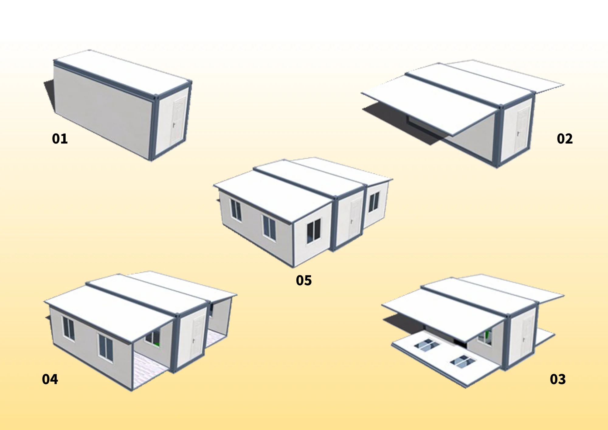 Expandable House Plans 2 Bedroom Flexible House Plan with Options ...