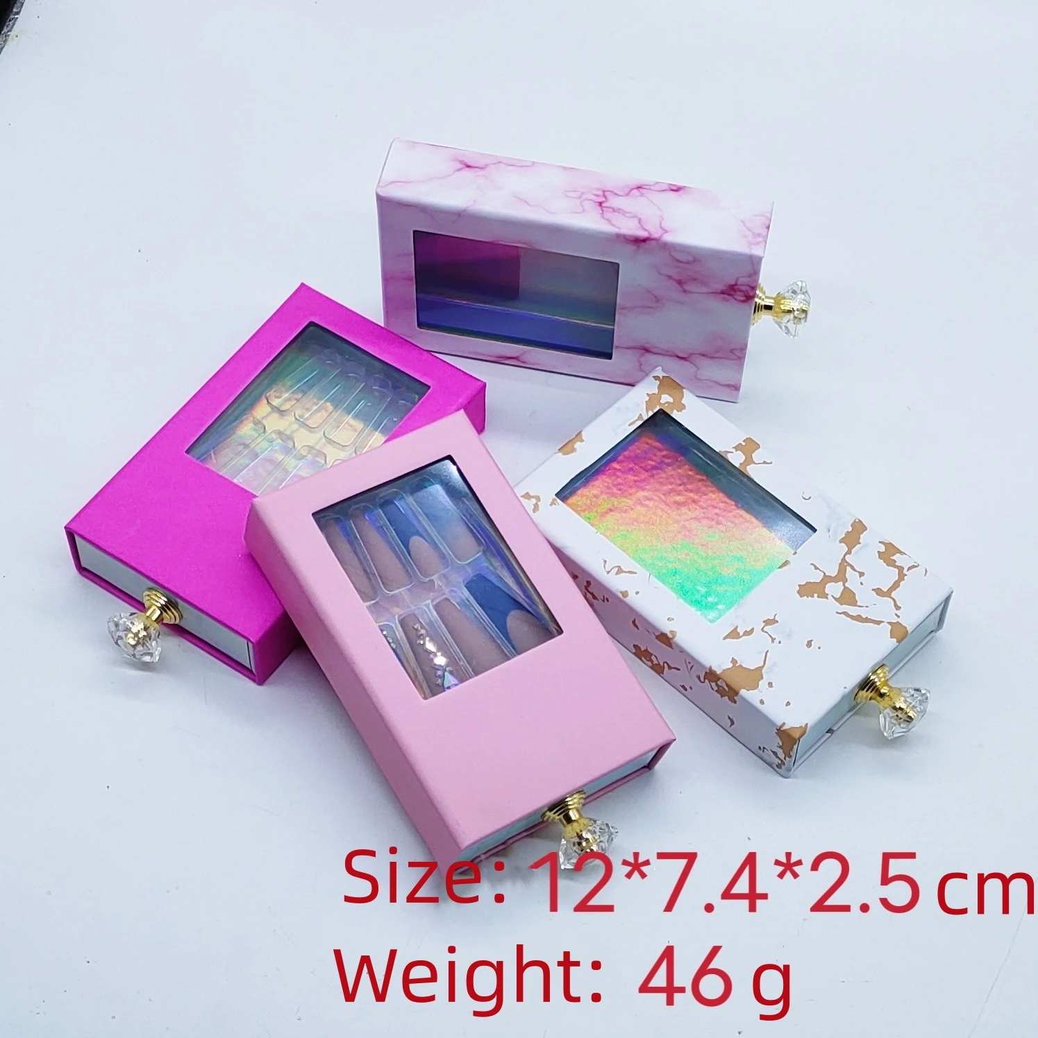 Top Quality Nails Package Box Professional Empty Nail Box For Girls ...