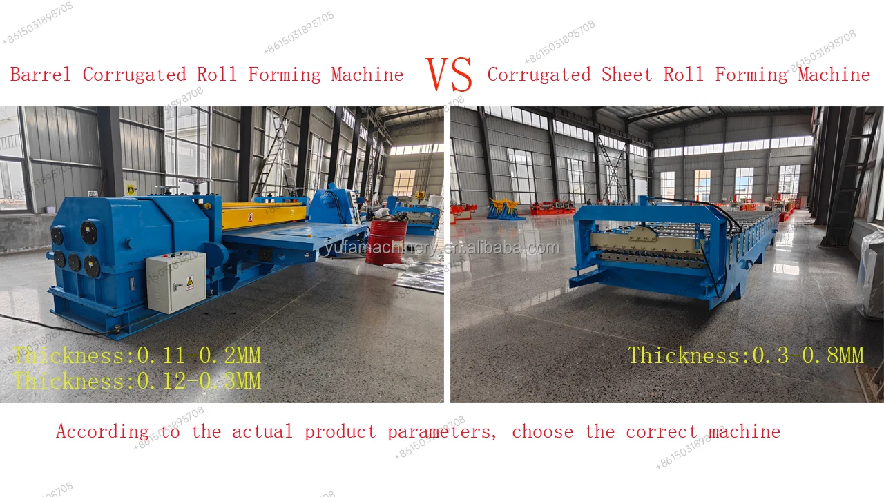 Hardness Barrel Type Steel Roll Former Corrugated Roof Forming Machine ...