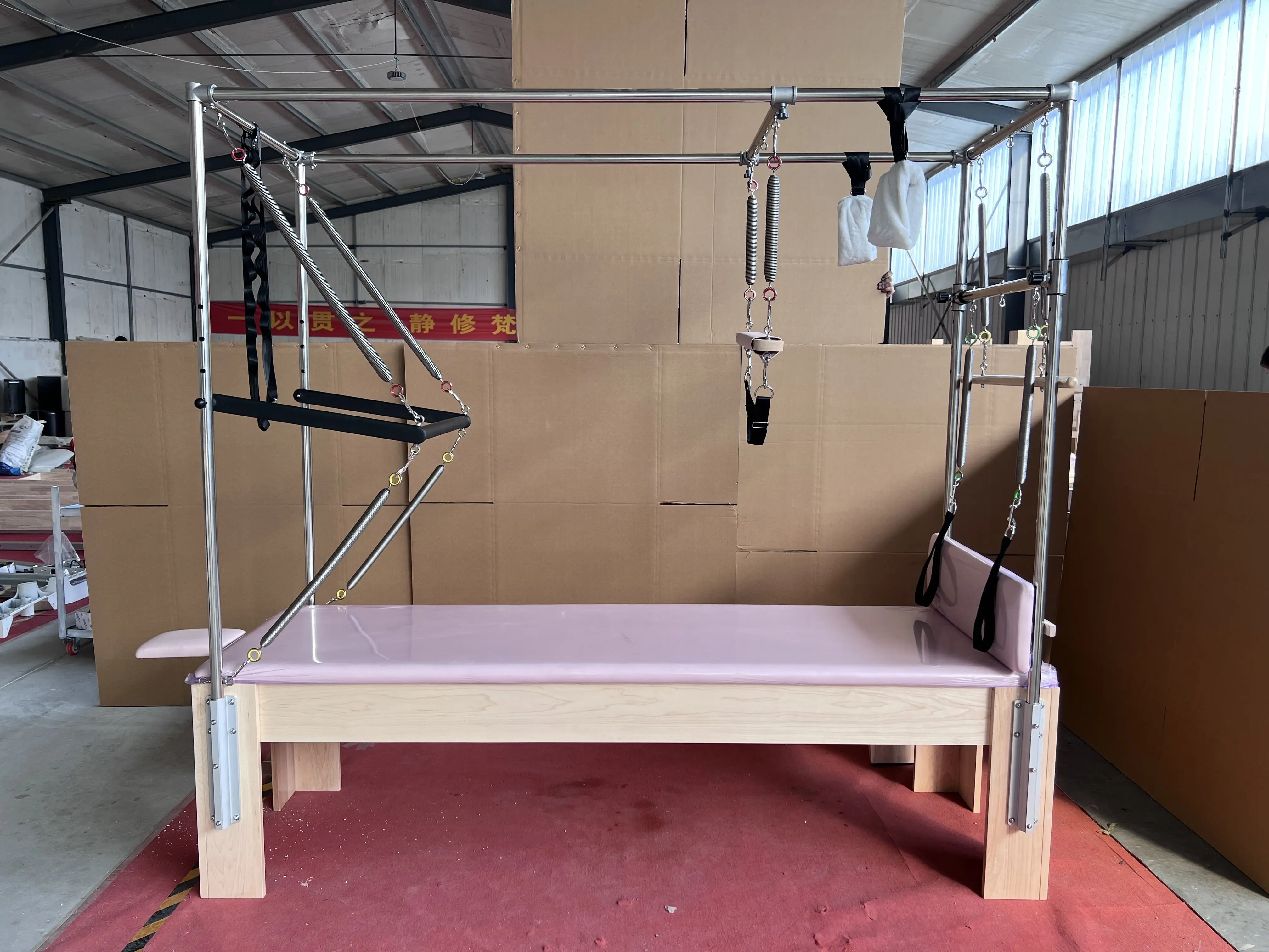 Reformer Cadillac Elevated Bed Pilates Reformer Wood With Half Trapeze ...