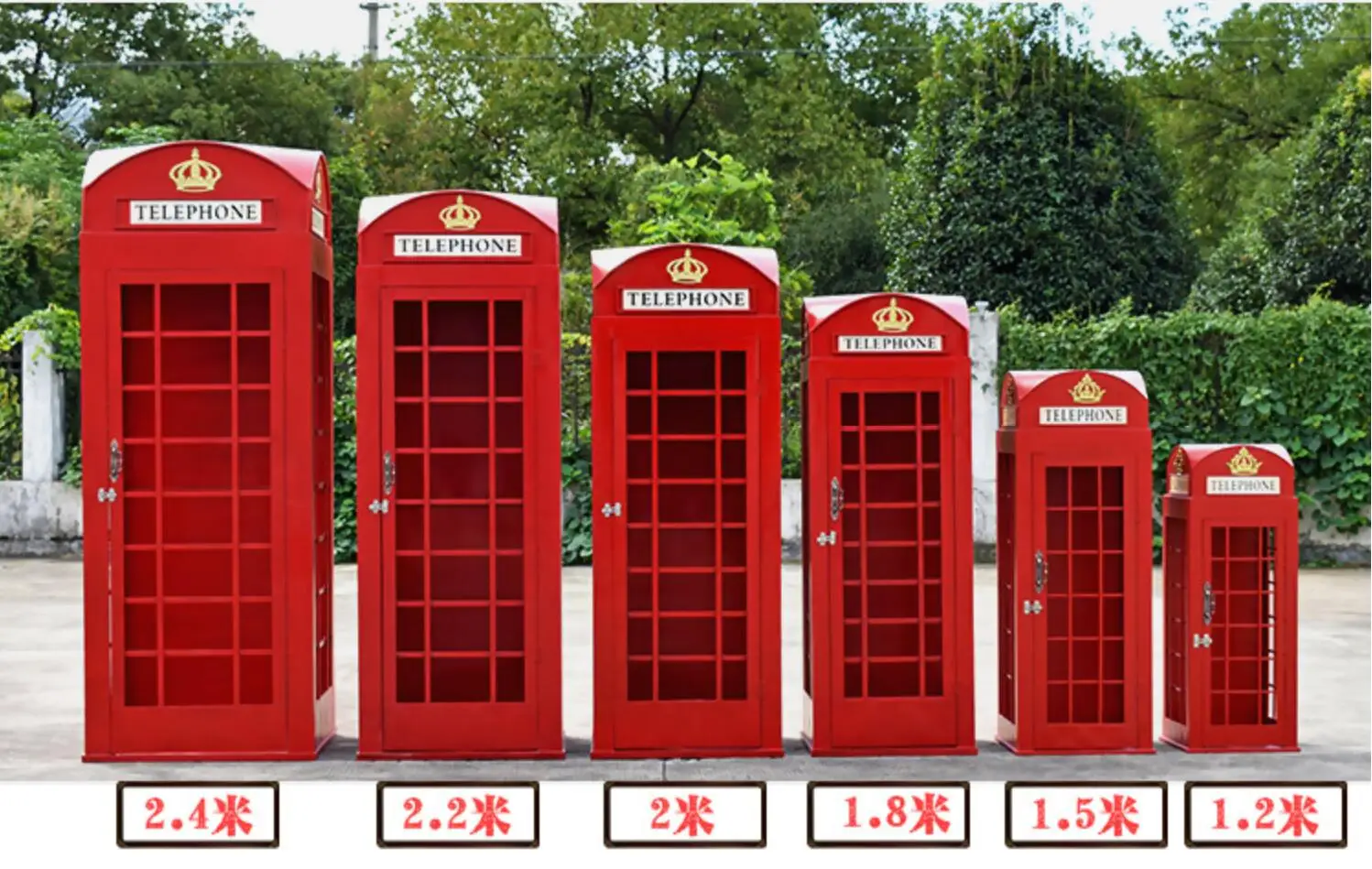 Telephone Booth Prop with Artificial Flowers for Weddings