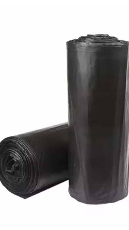 Custom Printed Black Ldpe Hdpe Plastic Bin Industrial Garbage Bag ...