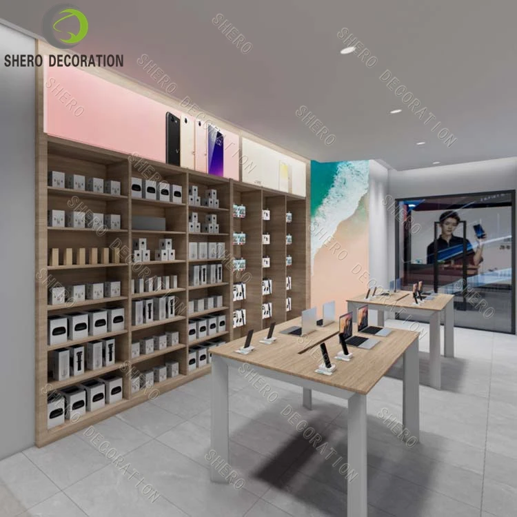 Mobile Phone Shop Interior Design Cellphone Wall Display Mobile Phone ...