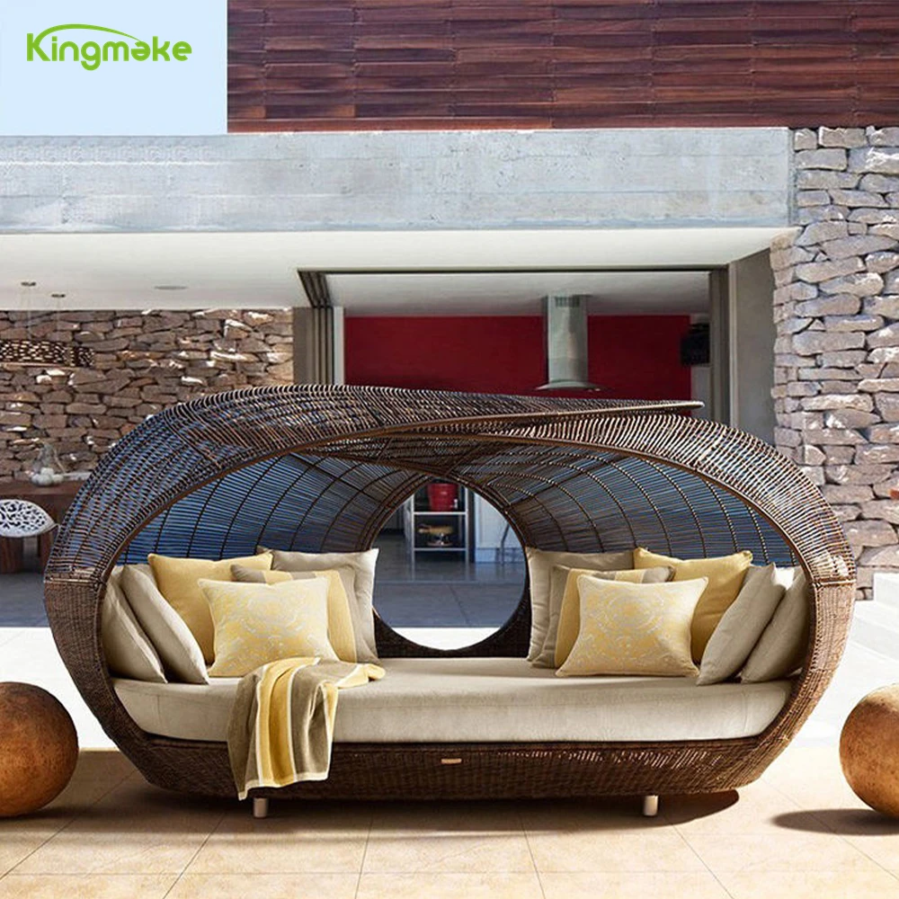 All Weather Outdoor Furniture Handmade Rattan Garden Balcony Sofa Set ...