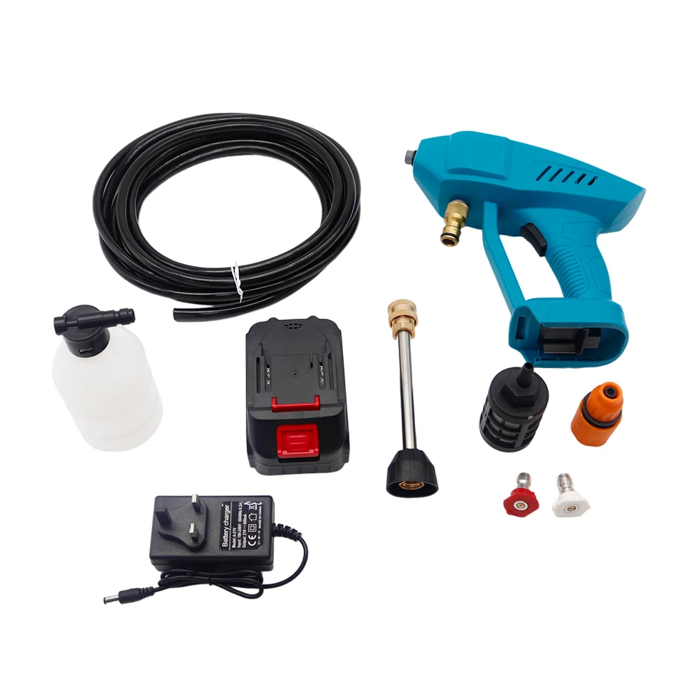 Portable Car Washer Powerful High Pressure Wireless Wash Water Cordless ...
