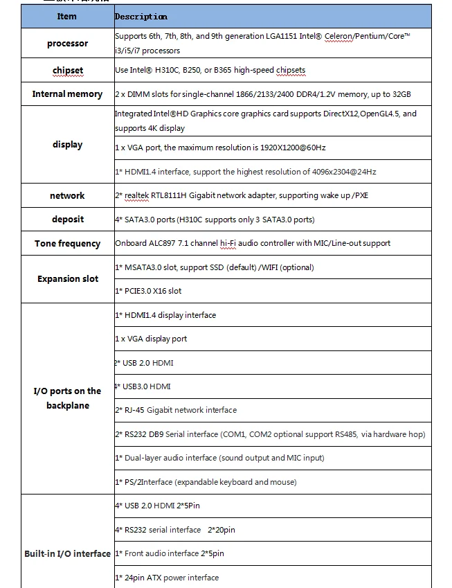 Atx Series Industrial Motherboard Celeron/pentium/core I3/i5/i7 ...