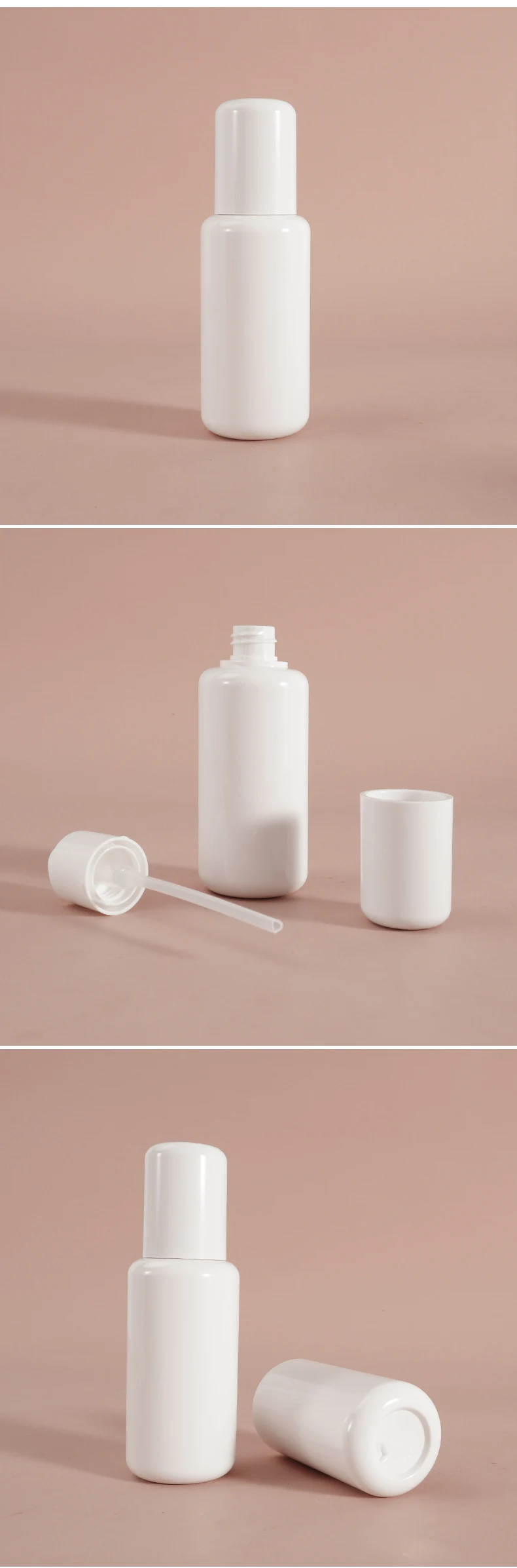 Rts Mig Packaging 100% Pcr 100ml 200ml Flat Pet Bottle Square Plastic ...