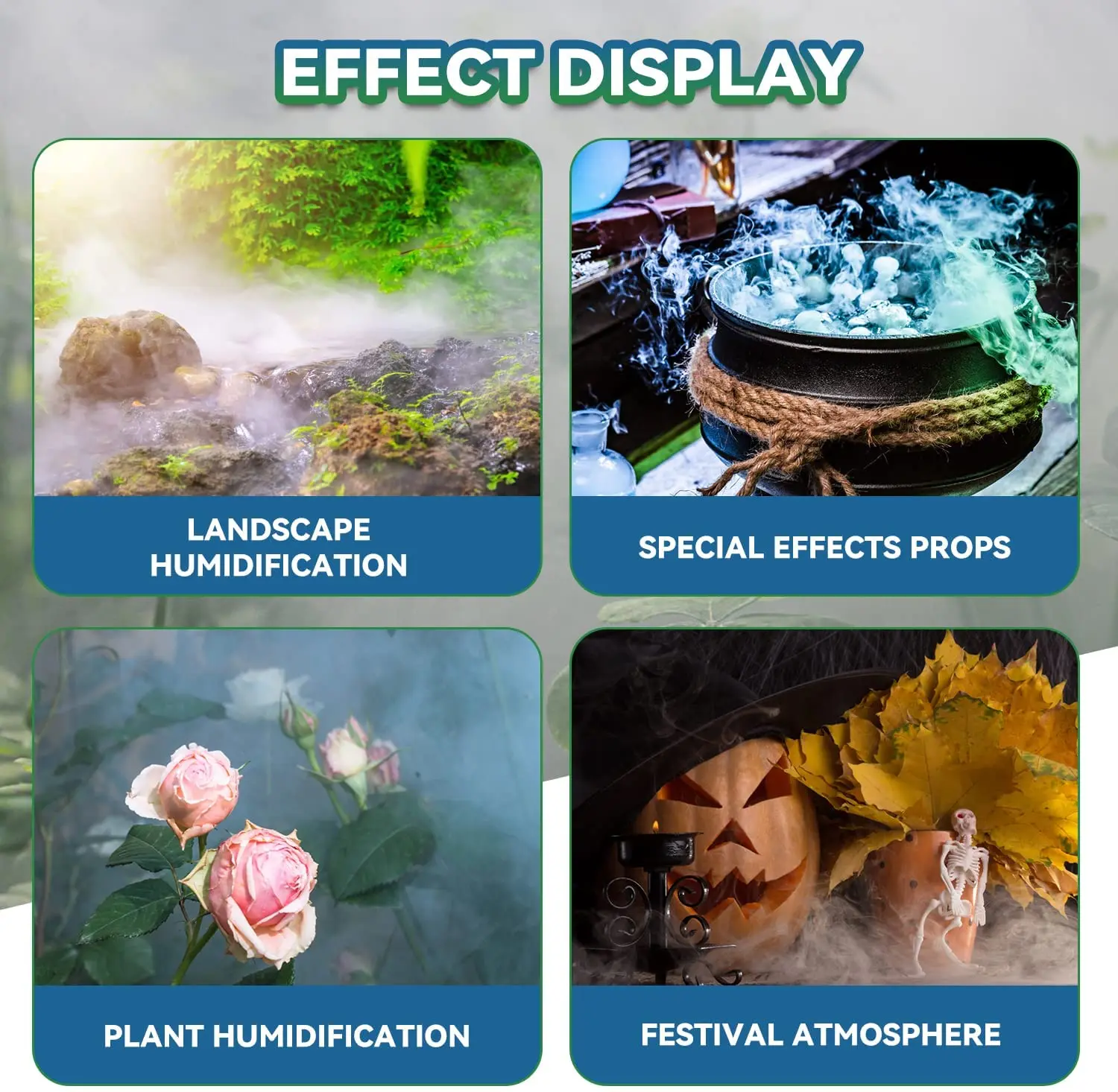 4 Head Mushroom Cool Air Atomizer - Efficient Mist Maker