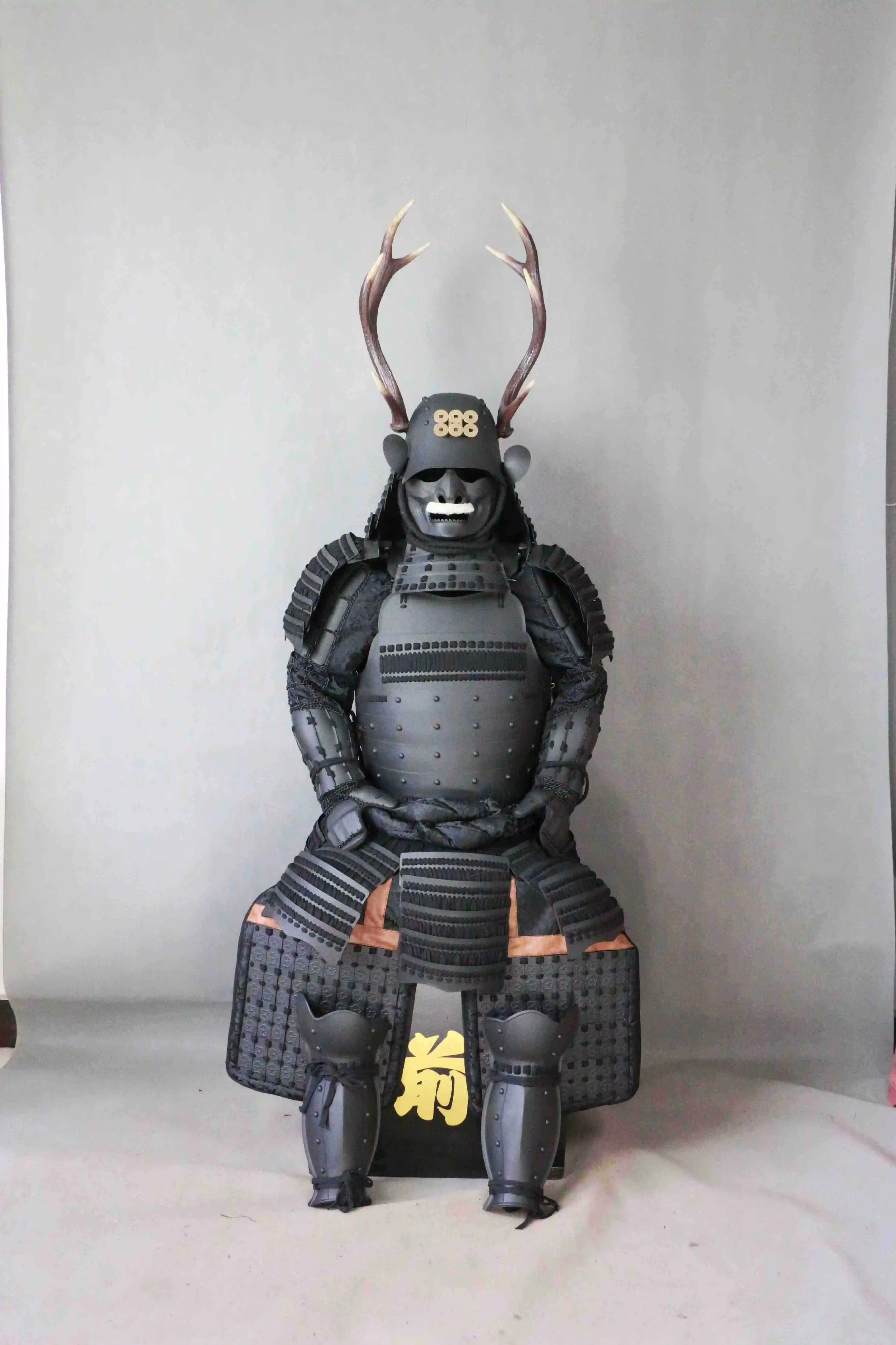 Medieval Japanese Samurai Half Costume with Viking Helmet