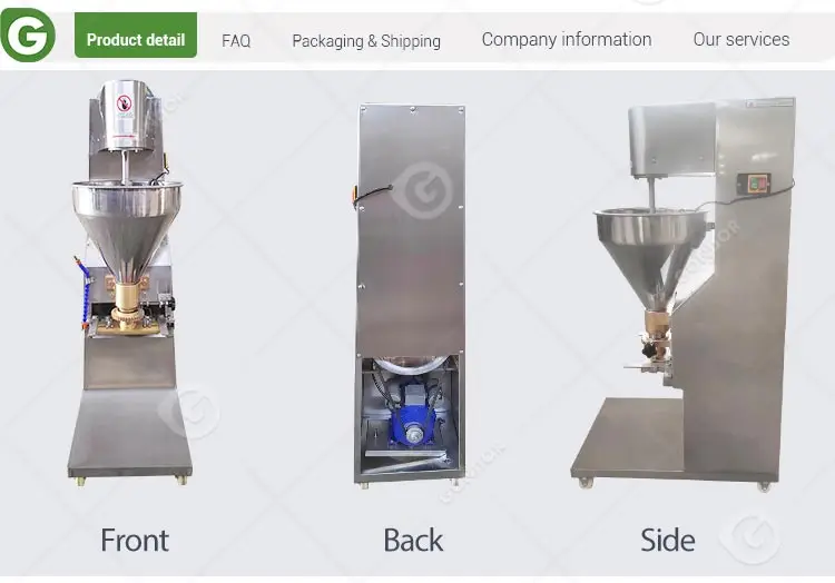 Fried Meatball Cutter Process Beating Shaper Control Emulsifier Shop ...