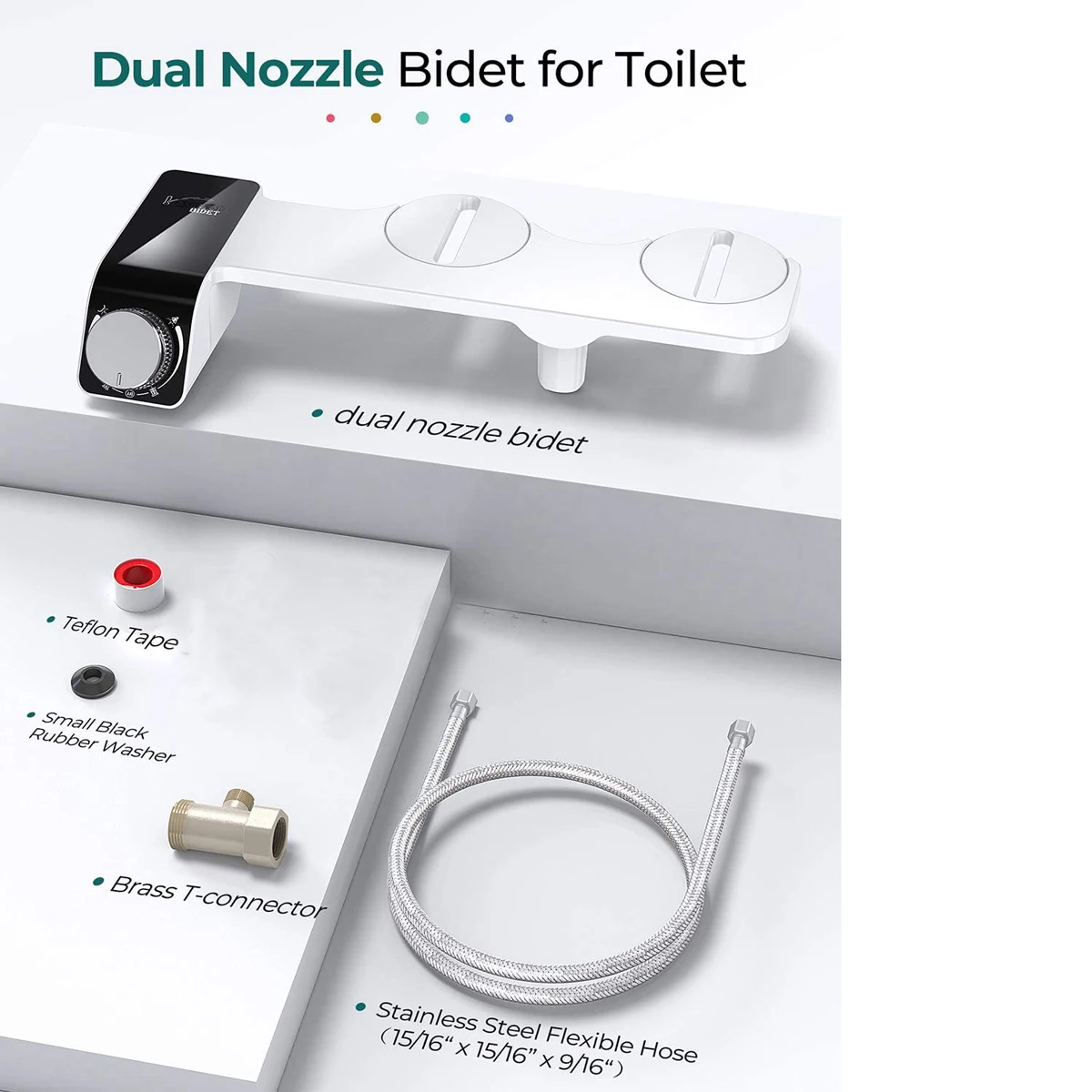 Home Bidet,Self-cleaning And Retractable Nozzle,Fresh Water Spray Non ...