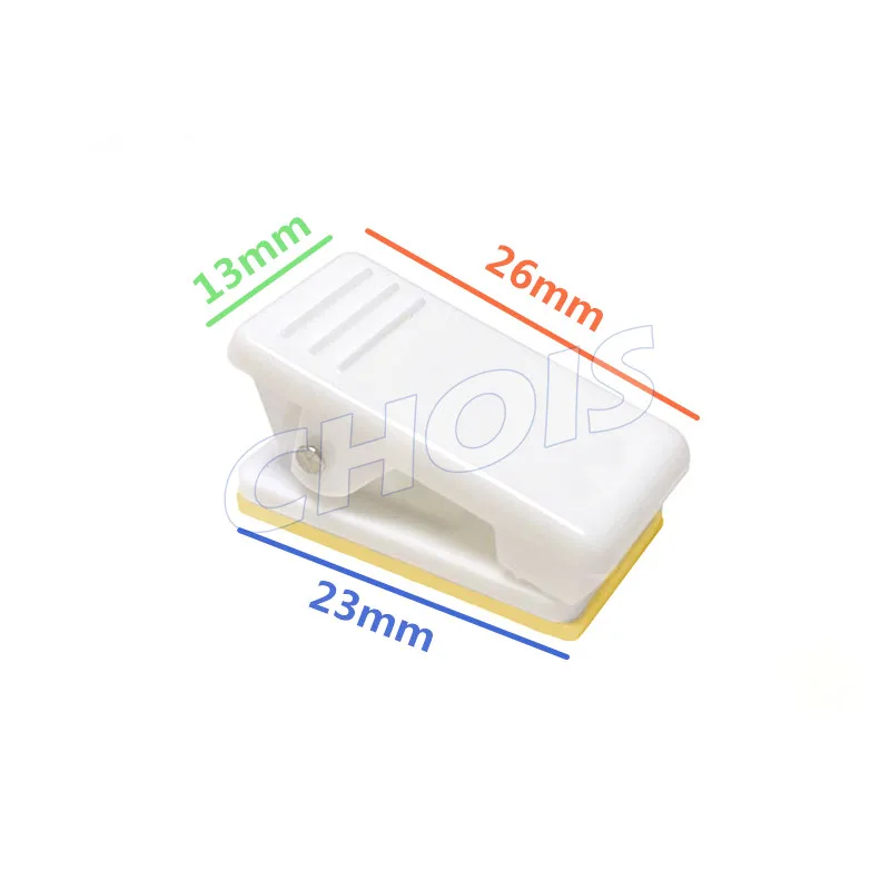 Hot Selling Ribbed Thumb Grip White Pressure Adhesive Plastic Clips ...