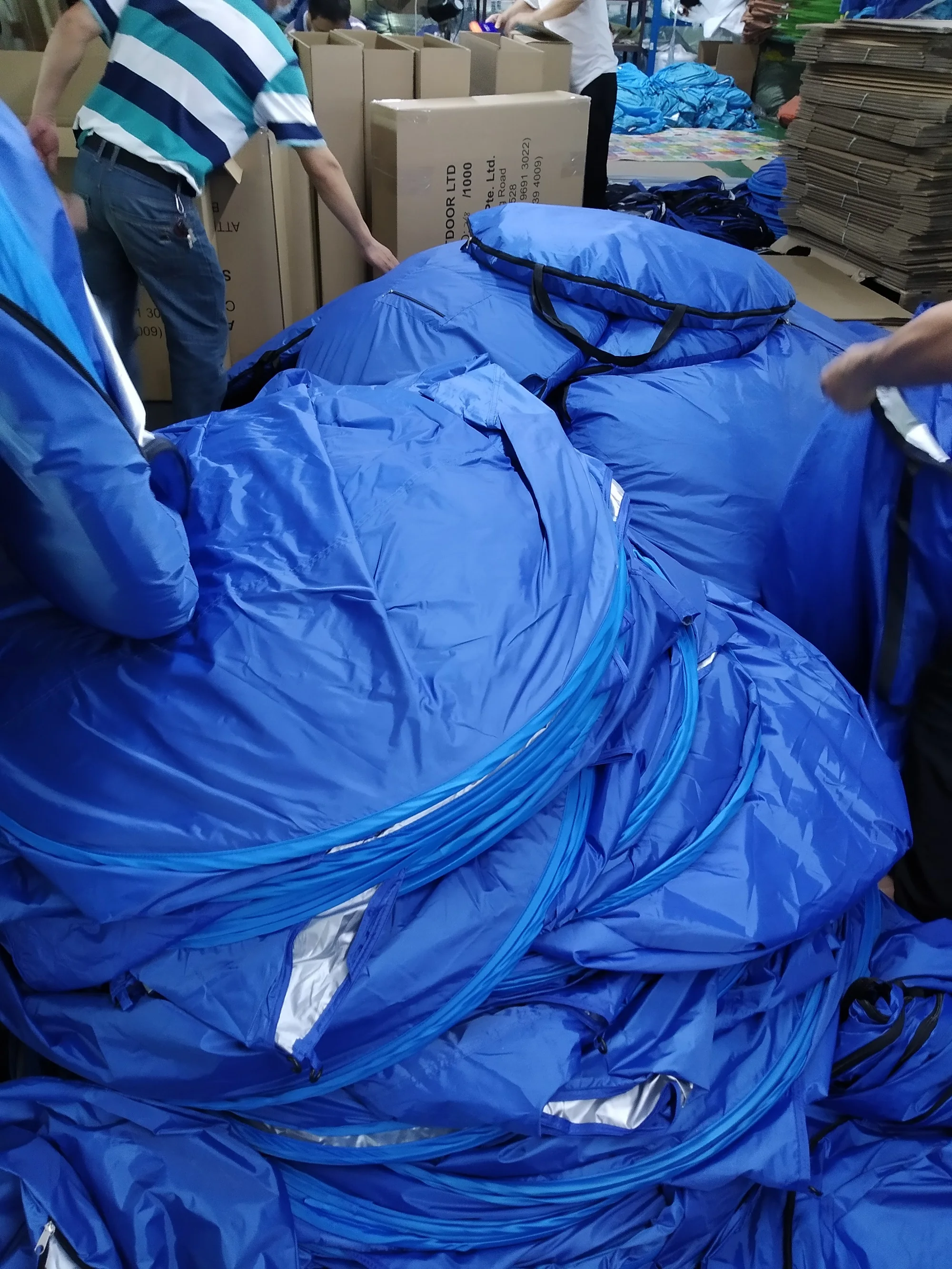 WZFQ Indoor Modular Emergency Evacuation Shelter with Foam Pad