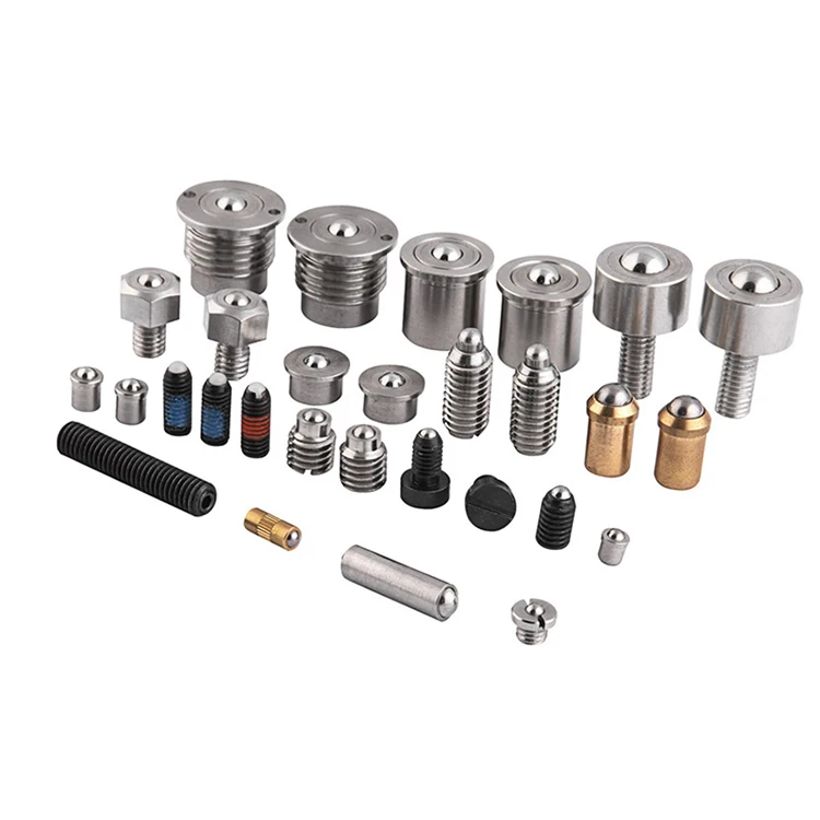 Nylon Plastic Threaded Spring Loaded Ball Plunger Set Screw With Slot ...