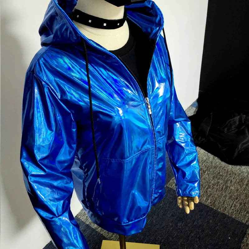 Rave Party Jacket Glow In The Dark Jacket El Wire Jacket - Buy Rave ...