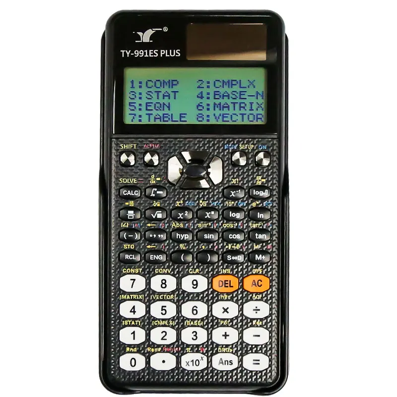 Two Line Display Calculator Dual Power 417 functions TY-991ES PLUS ...