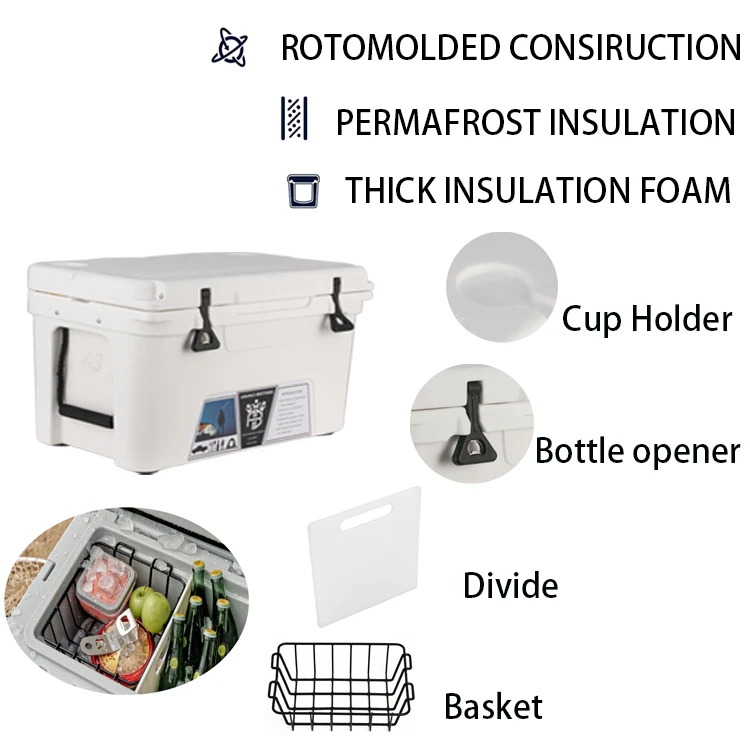 Rotomolded Ice Chest Cooler Box Insulated Hard Cooler For Camping ...