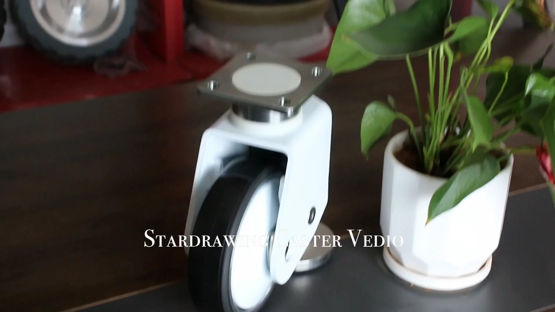 Ss Castor Caster Wheels For Agv Robot Spring Loaded High Speed Design ...