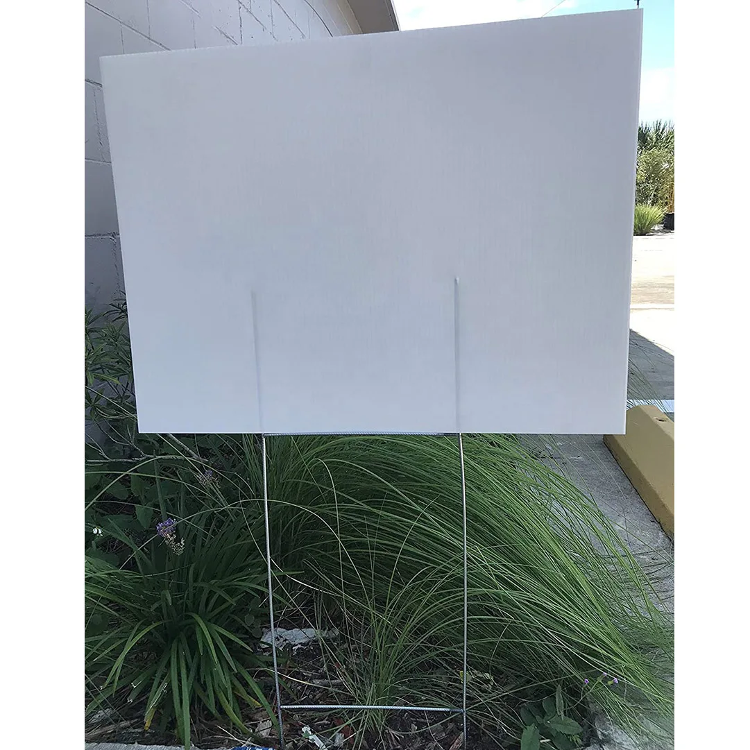 Blank 18x24 Campaign Signs Lawn Corrugated Plastic Yard Signs,Yard ...